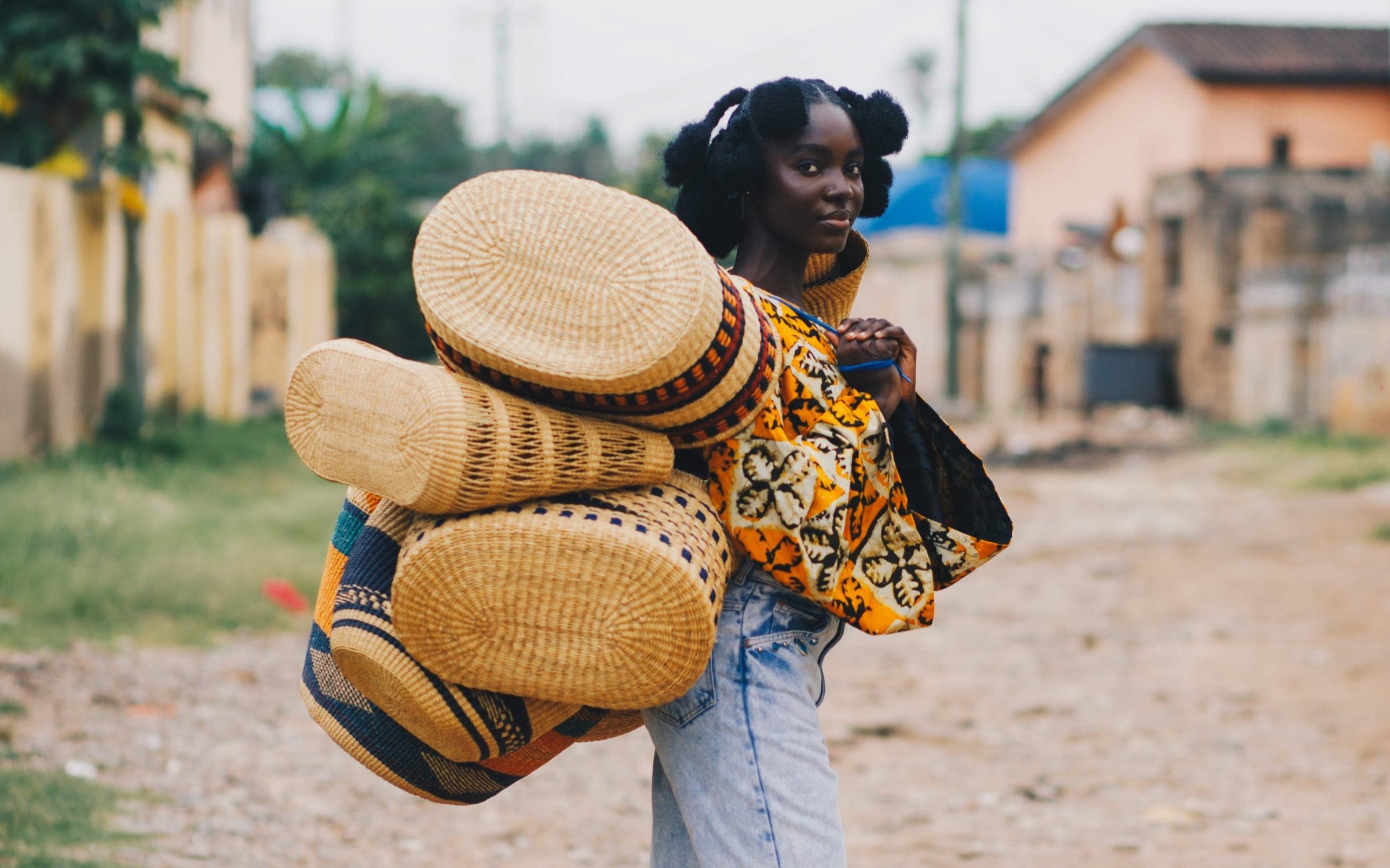 Discover One-of-a-Kind Handwoven Baskets – Frafra Baskets